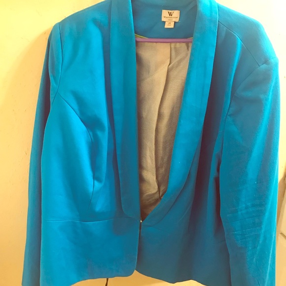 Worthington | Jackets & Coats | Turquoise Blazer | Poshmark